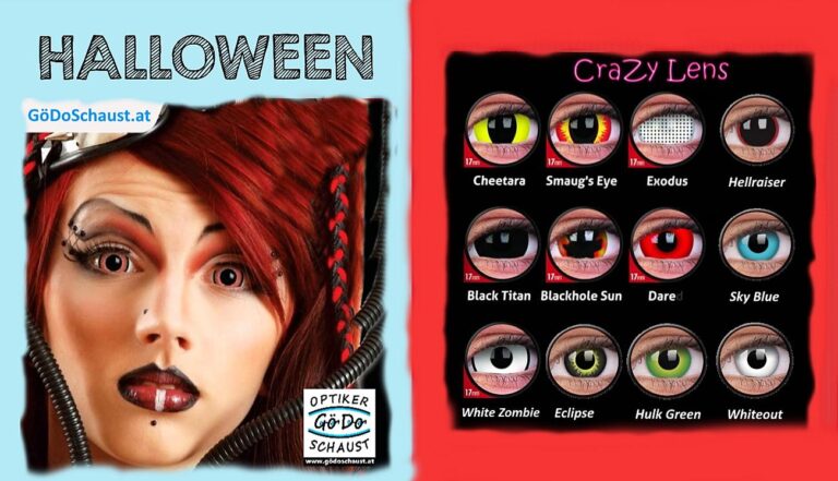 Crazy/Funny Lens für HALLOWEEN – Optiker GöDoSchaust